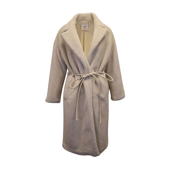 Anine Bing | Jackets & Coats | Annie Bing Sasha Oversized Belted Fleece ...